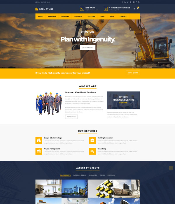 Landing – EST Master Construction Limited