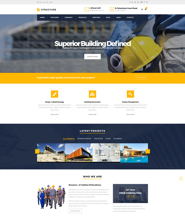 Landing – EST Master Construction Limited