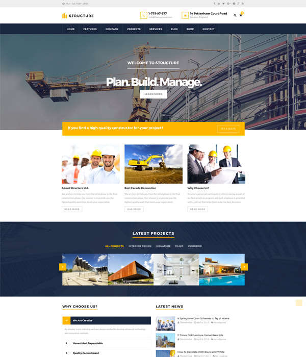 Landing – EST Master Construction Limited