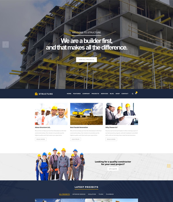 Landing – EST Master Construction Limited